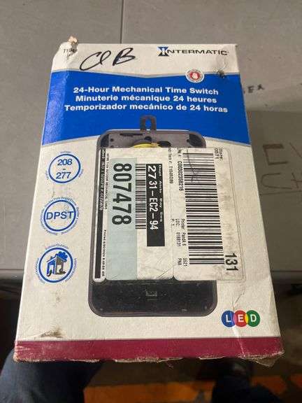 T100 Series 40 Amp 24-Hour Outdoor Mechanical Timer with Double Pole ...