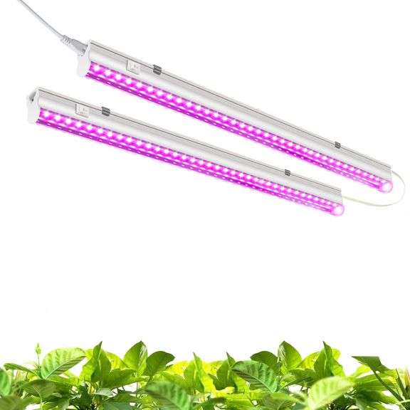 Monios-L LED Grow Light Strips for Plants 2FT, 20W (2 x 10W) t5 High ...