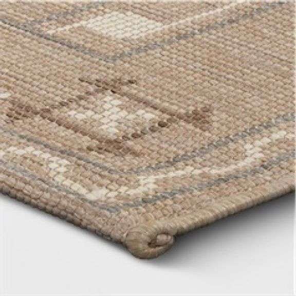 Modern Persian Linen Tonal Rectangular Woven Outdoor Area Rug ...