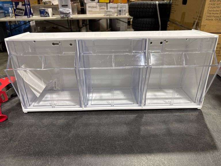 large tip out bin organizer - Matthews Auctioneers