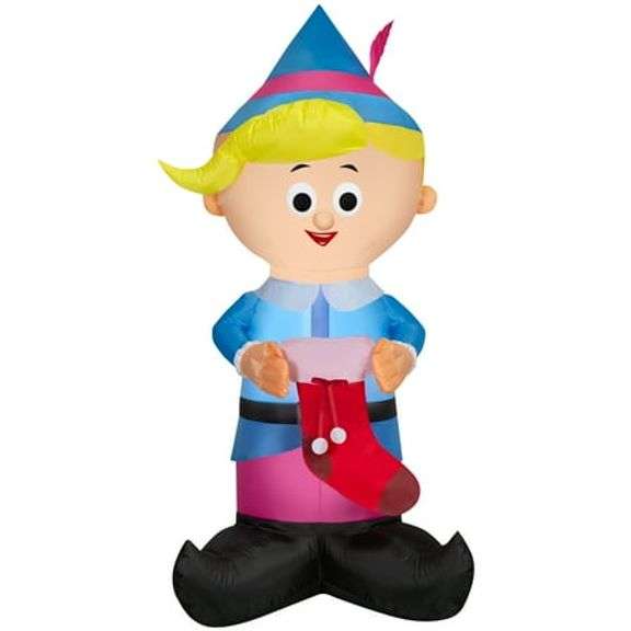 Gemmy 5.5' Hermey The Elf Rudolph Airblown Inflatable Christmas ...