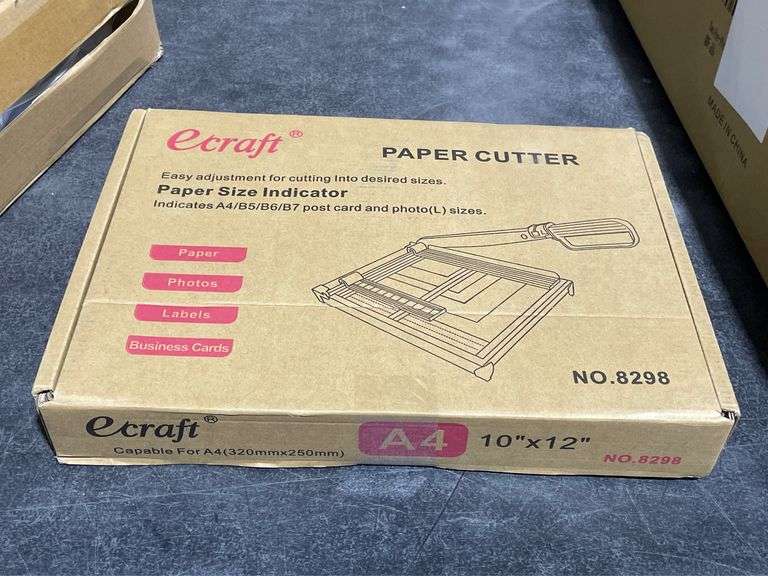 Ecraft 12" Guillotine Paper Cutter Paper Trimmer Accurate Cutting with ...