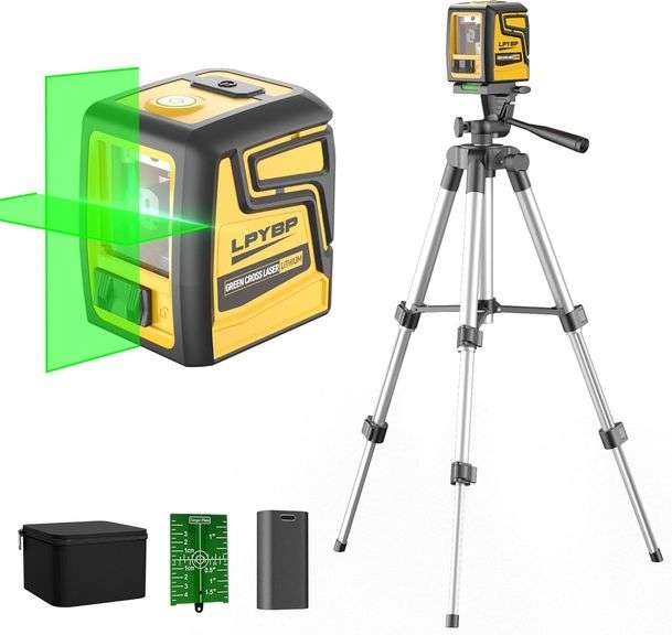 360 Laser Level with Tripod,100ft/30m Self Leveling Laser Level,with ...
