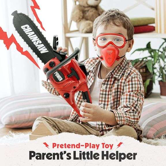 Toy Choi's Toy Chainsaw - Chainsaw Toy for Kids Power Tool Set with ...
