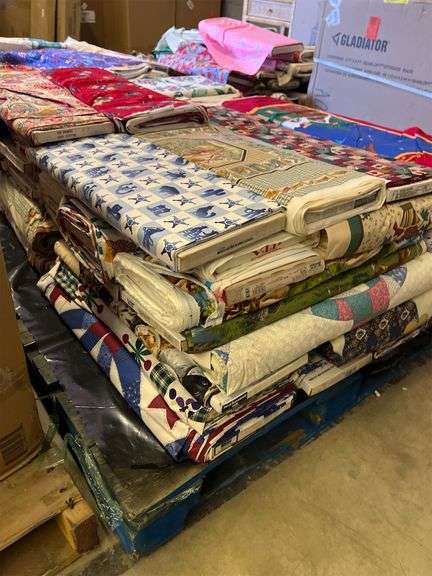 Pallet of Assorted Fabric - Matthews Auctioneers