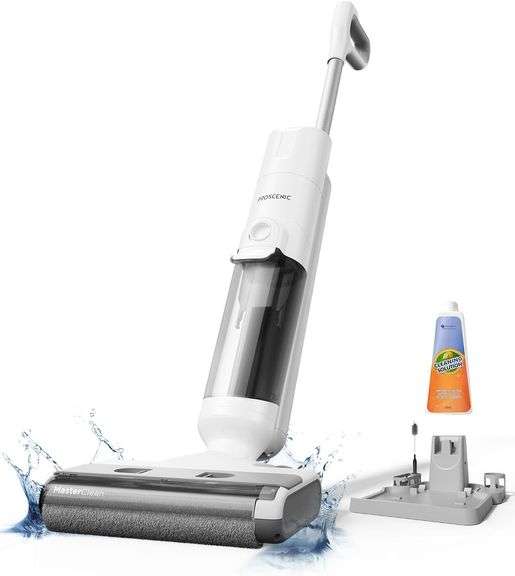 Proscenic F10 Pro Wet Dry Vacuum Cleaner Cordless and Vacuum Mop, 3-in ...