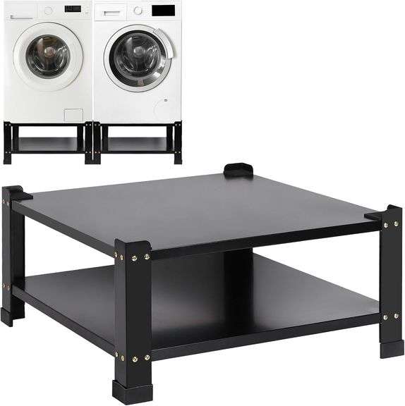 Laundry Pedestal 28" Wide Upgraded Washer and Dryer Stand Pedestals ...