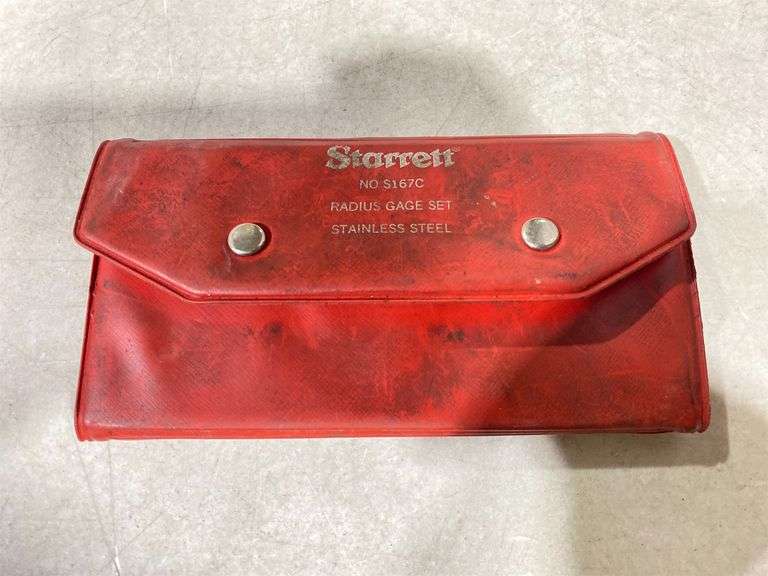 Starrett Full Radius Complete Set - Matthews Auctioneers