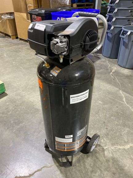 Husky 20 Gal. 200 PSI Oil Free Portable Vertical Electric Air ...