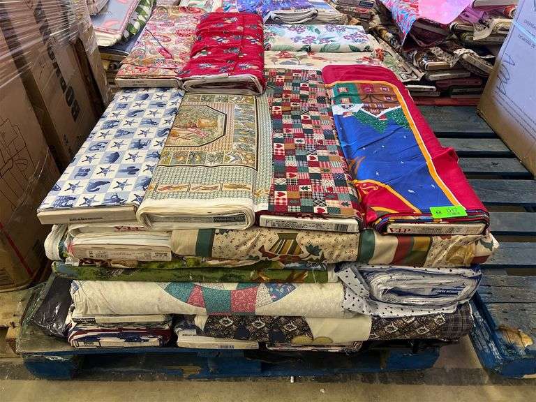 Pallet of Assorted Fabric - Matthews Auctioneers