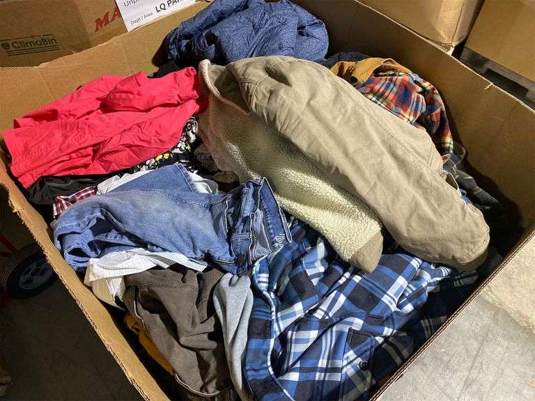Pallet of Clothing- Used, Good Condition - Matthews Auctioneers