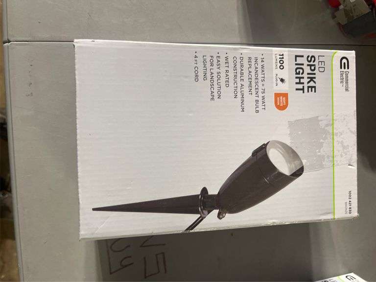 14-Watt 1100 Lumens Line Voltage Bronze Integrated LED Landscape Flood ...