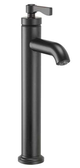 allen + roth Townley Matte Black Vessel 1-Handle WaterSense Bathroom ...