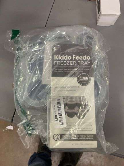 KIDDO FEEDO Food Storage Containers - Perfect to Freeze Baby Food, Herbs, Ice Cubes and More ...