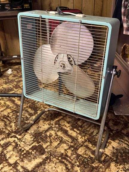 Vintage metal fan - Matthews Auctioneers