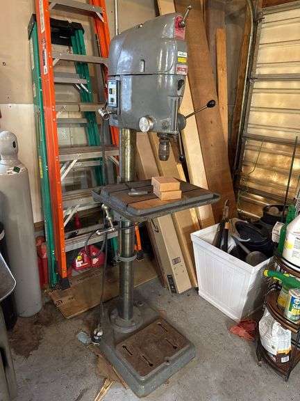 Electro-Mechano Drill Press, Model 60P, 220V - Matthews Auctioneers