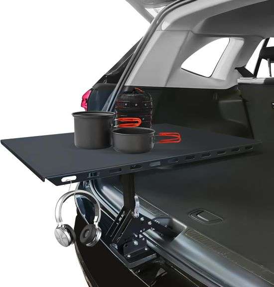 Vornalex Car Camping Table, SUV Vehicle Tailgate Table, Adjustable ...