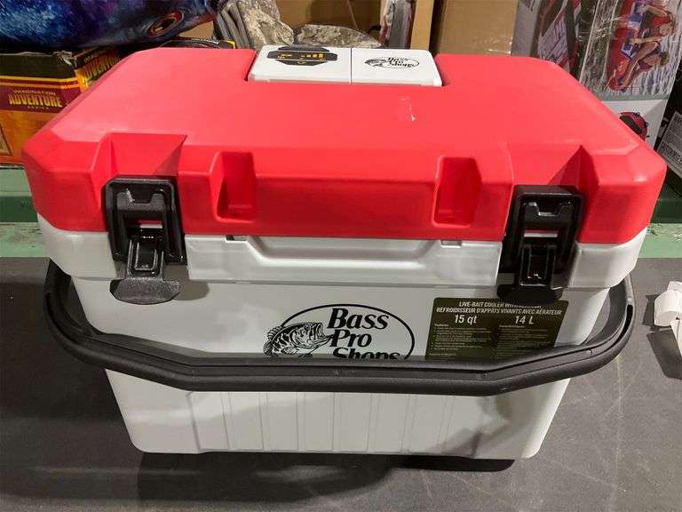 Bass Pro Shops Bait Cooler with Aerator - Matthews Auctioneers