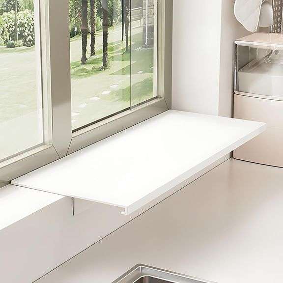 23.6inch Window Sill Extender Plate, Carbon Steel Storage Shelf, Window ...