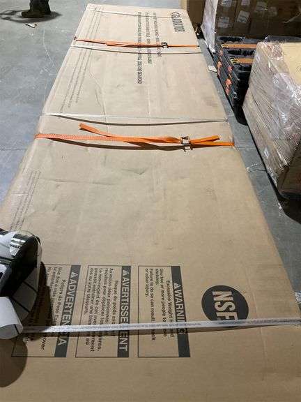 Gladiator heavy duty mega rack shelving 90 Wide - Matthews Auctioneers