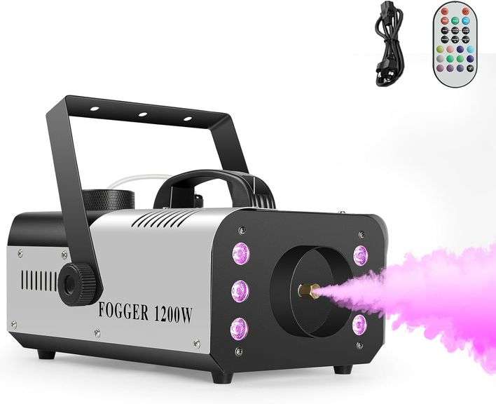 Fog Machine with Wireless Remote | Smoke Machine with 14 Colorful ...