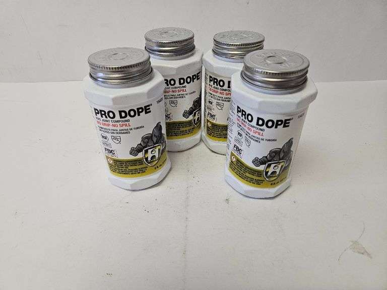 PRO DOPE Pipe Joint Compound No Drip No Spill (Lot of 4) - Matthews ...