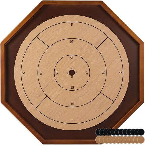 Crokinole Board Game - 27 inch Large Classic Board Game.Deluxe ...