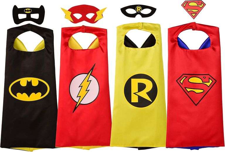 Rubie's Super Hero Cape Set Officially Licensed DC Comics Assortment 4 ...