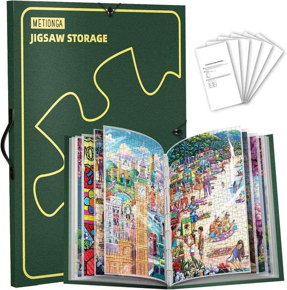 Puzzle Storage Book for 1000 pieces Jigsaw Puzzles, Jigsaw Accessories ...