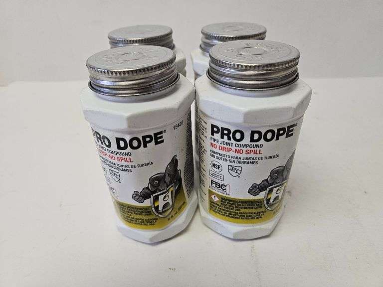 PRO DOPE Pipe Joint Compound No Drip No Spill(Lot of 4) - Matthews ...