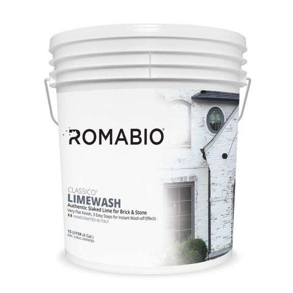 15 liter Romabio classic limewash authentic slaked lime for brick and ...