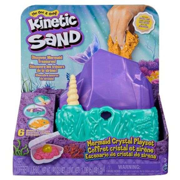 Kinetic Sand Mermaid Crystal Playset - Matthews Auctioneers