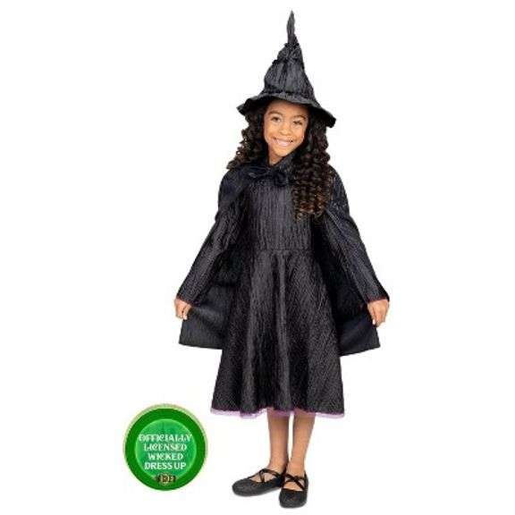 Wicked Deluxe Elphaba Black Defying Gravity Dress Up Set - Matthews ...