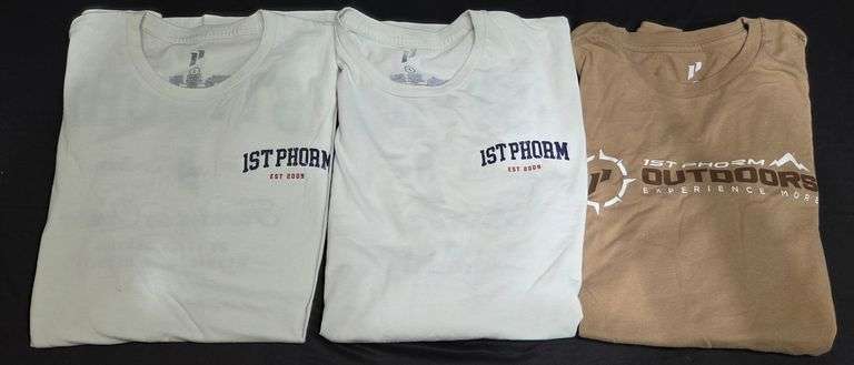 Set of 3 - Men's Large 1st Phorm Shirts - Matthews Auctioneers