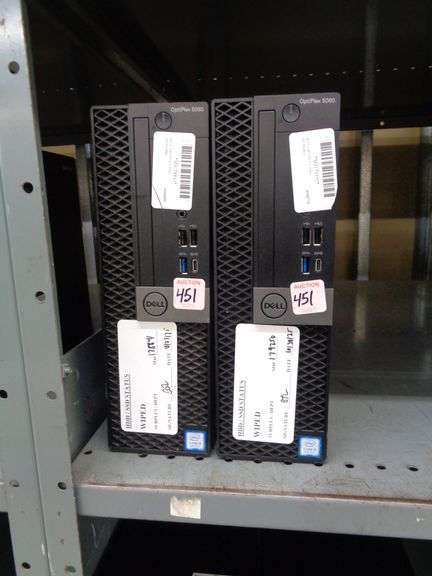 2 -DELL OPTIPLEX 5060 - Matthews Auctioneers