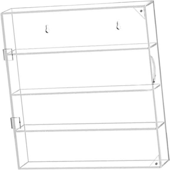 Clear Display Box, Action Figure Display Case, 4 Tiers Storage Box ...