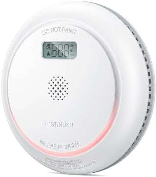 SITERWELL Wireless Interconnected Smoke Detector Carbon Monoxide ...