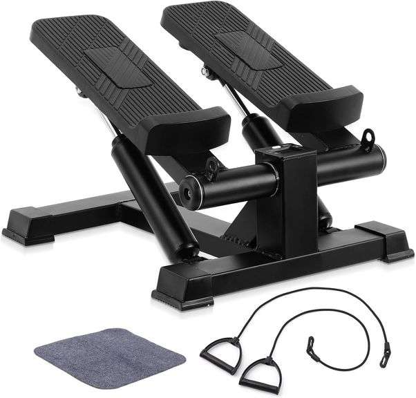 Steppers for Exercise at Home, Air-Powered Mini Stepper with Resistance ...