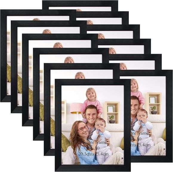 Giftgarden Black 8x10 Picture Frame Bulk, Multi 8 x 10 Photo Frames Set ...