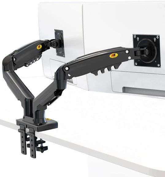 NB North Bayou Dual Monitor Desk Mount Stand Full Motion Swivel ...