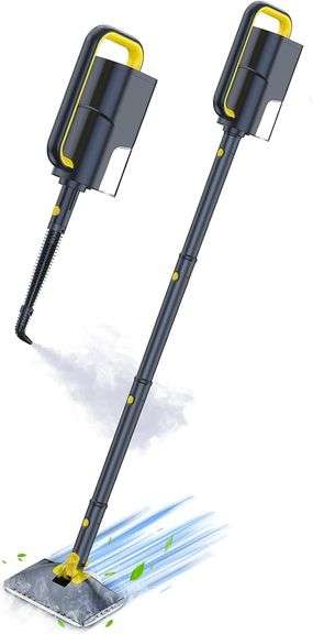 ScrubWiz Steam Mop Cleaner, 12-in-1 Multi-purpose Accessories, Washable ...