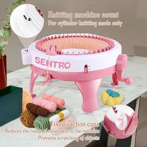 SENTRO 48 Needles Knitting Machines with Row Counter, Knitting Board ...