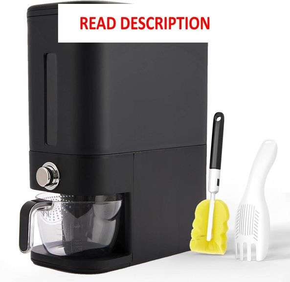 Rice Dispenser 20 lbs I Rice Storage Container 20 lbs with Sponge ...