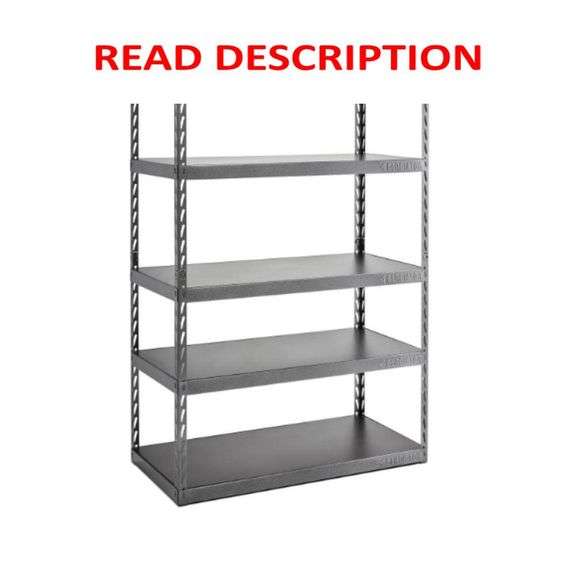 5-Tier Steel Garage Storage Shelving Unit with EZ Connect (48 in. W x ...