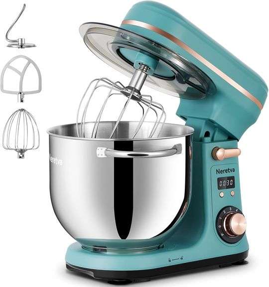 Neretva - Stand Mixer, Electric Mixer 6.34 Quart & 6 Speed & 400W ...