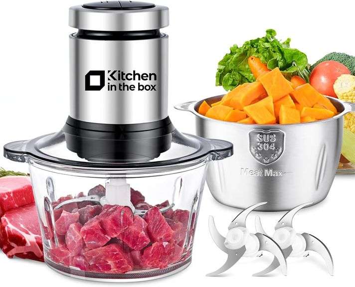 Kitchen in the box Food Processors,Small Meat Grinder & Food Chopper ...