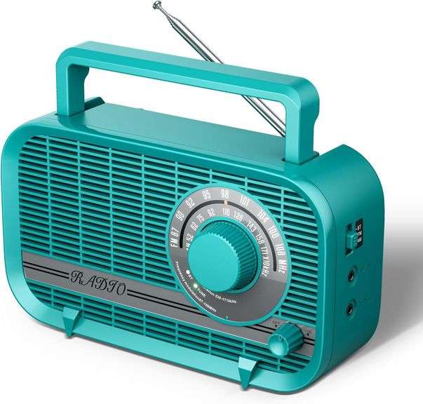 Radio with Bluetooth, Radio Portable AM FM, Plug in Wall and Play, or ...