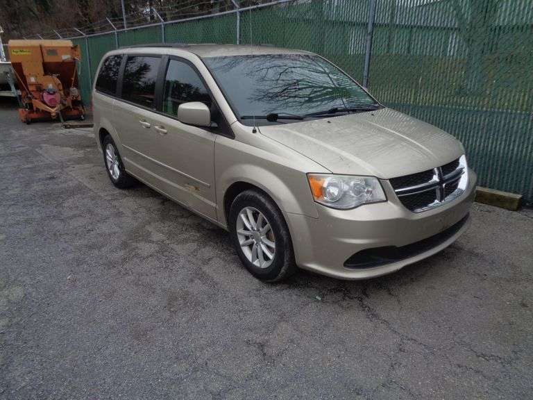 1 -2014 DODGE MINIVAN COLOR GOLD MILEAGE 50076 VIN# 2C4RDGCG8ER263721 ...