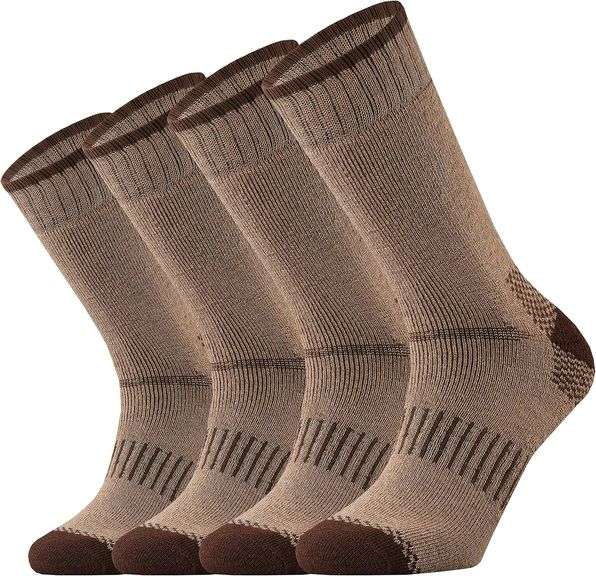 ONKE Merino Wool Cushion Crew Socks for Men Casual Outdoor Hike with ...