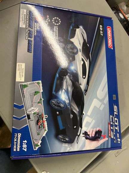 Slot Cars Race Track Sets, with 2 Tracks 2 Controllers 2 Cars ...